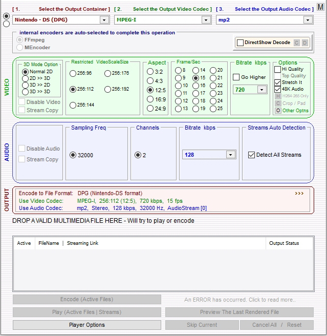 Convert Video & Audio | Nintendo-DS Players